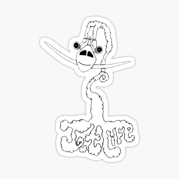 "Jet Life (Smokey)" Sticker for Sale by imjesuschrist | Redbubble