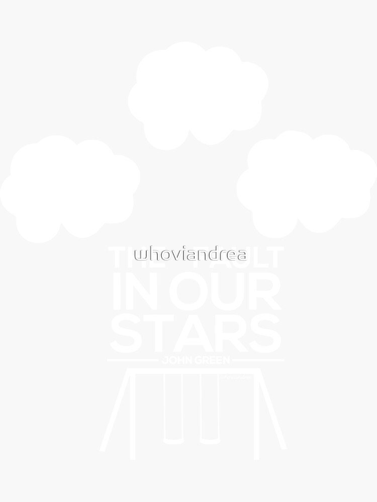 "Swing Set TFIOS" Sticker for Sale by whoviandrea | Redbubble