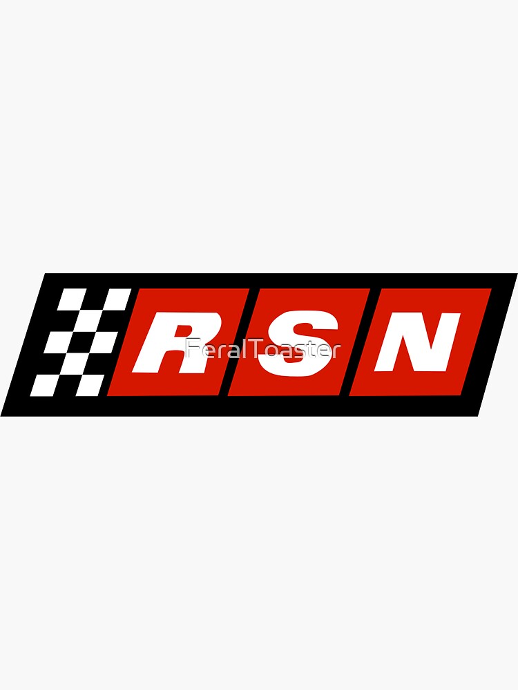 "Racing Sports Network - Cars " Sticker for Sale by FeralToaster ...