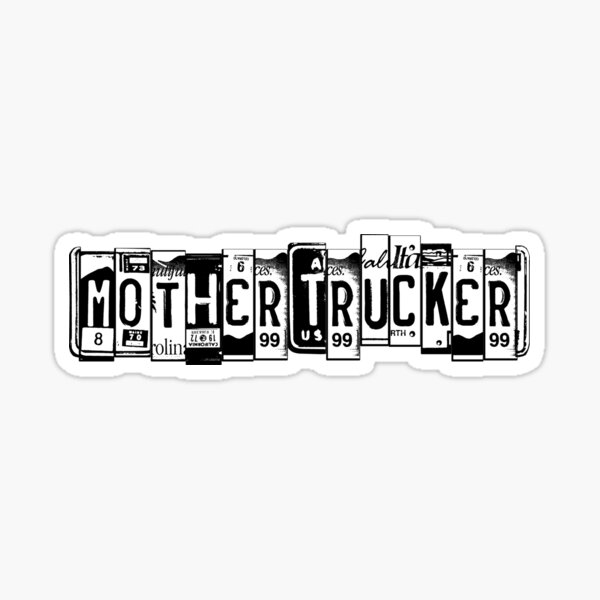 "MOTHER#UCKER" Sticker for Sale by kirksucks | Redbubble