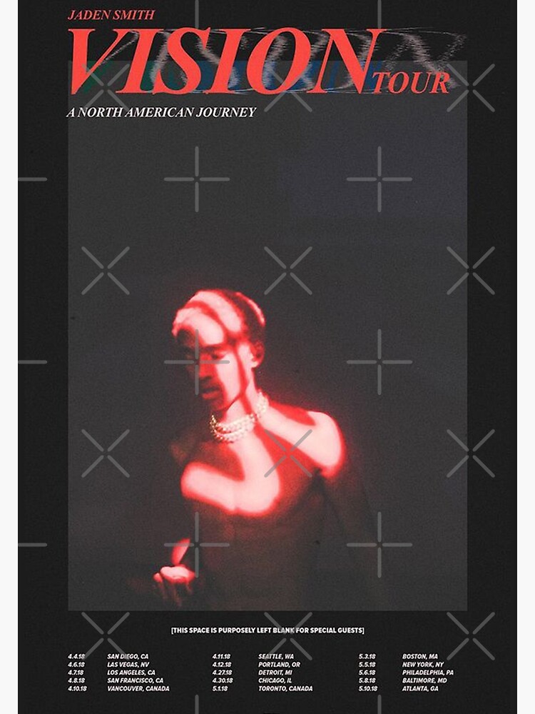 Jaden Smith - Vision Tour Poster Premium Matte Vertical Poster Designed ...