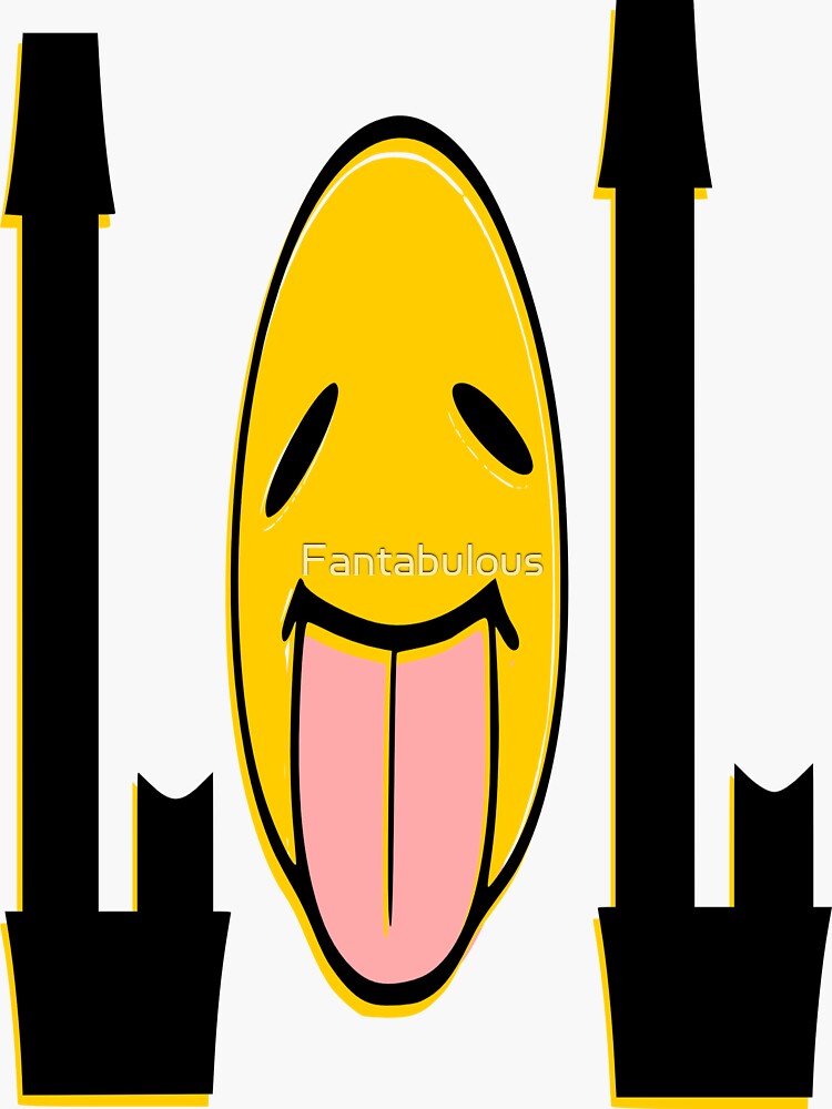 "۞»★LOL Smiley Clothing & Stickers★«۞" Sticker for Sale by Fantabulous ...