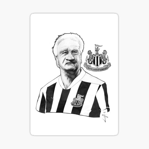 "Sticker - Sir Bobby Robson" Sticker for Sale by Jan Szymczuk | Redbubble