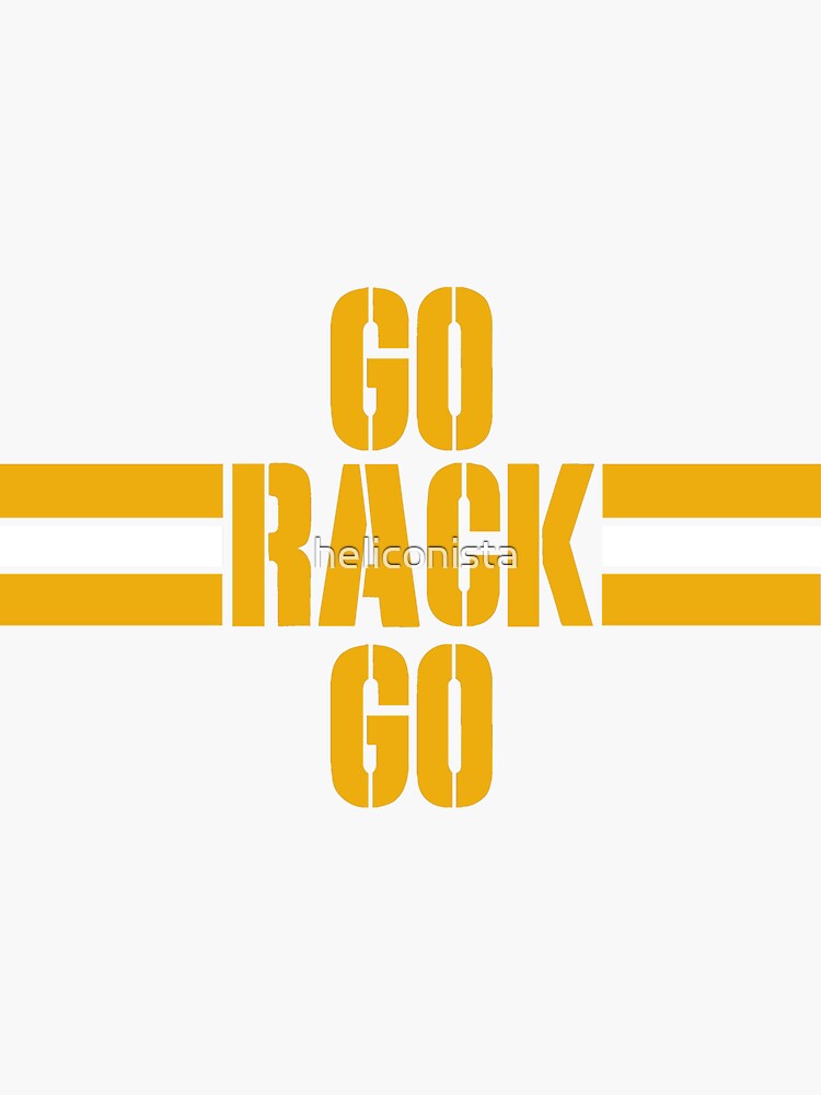 "Go Rack Go" Sticker for Sale by heliconista | Redbubble