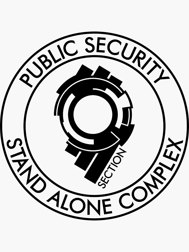 "Public Security Section 9" Sticker by cyycyy | Redbubble