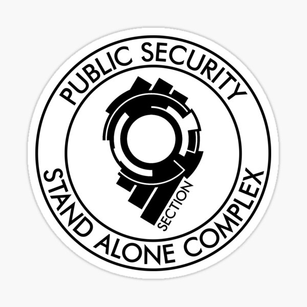 "Public Security Section 9" Sticker for Sale by cyycyy | Redbubble