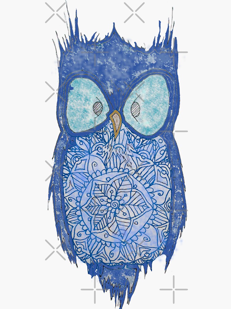 "Owlala" Sticker for Sale by nsvtwork | Redbubble