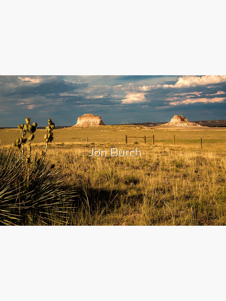 "Pawnee Buttes" Sticker by Longrifle | Redbubble