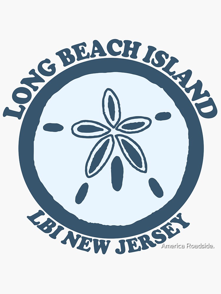 "LBI - Long Beach Island NJ." Sticker for Sale by ishore1 | Redbubble
