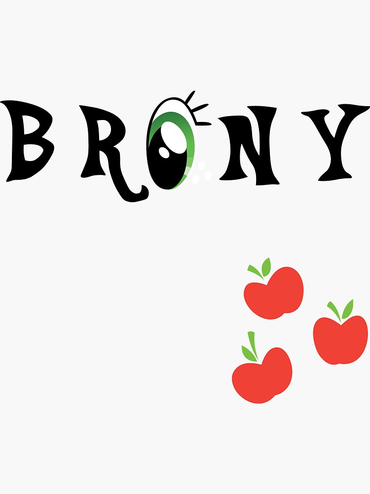 "Brony - Applejack" Sticker by AK71 | Redbubble