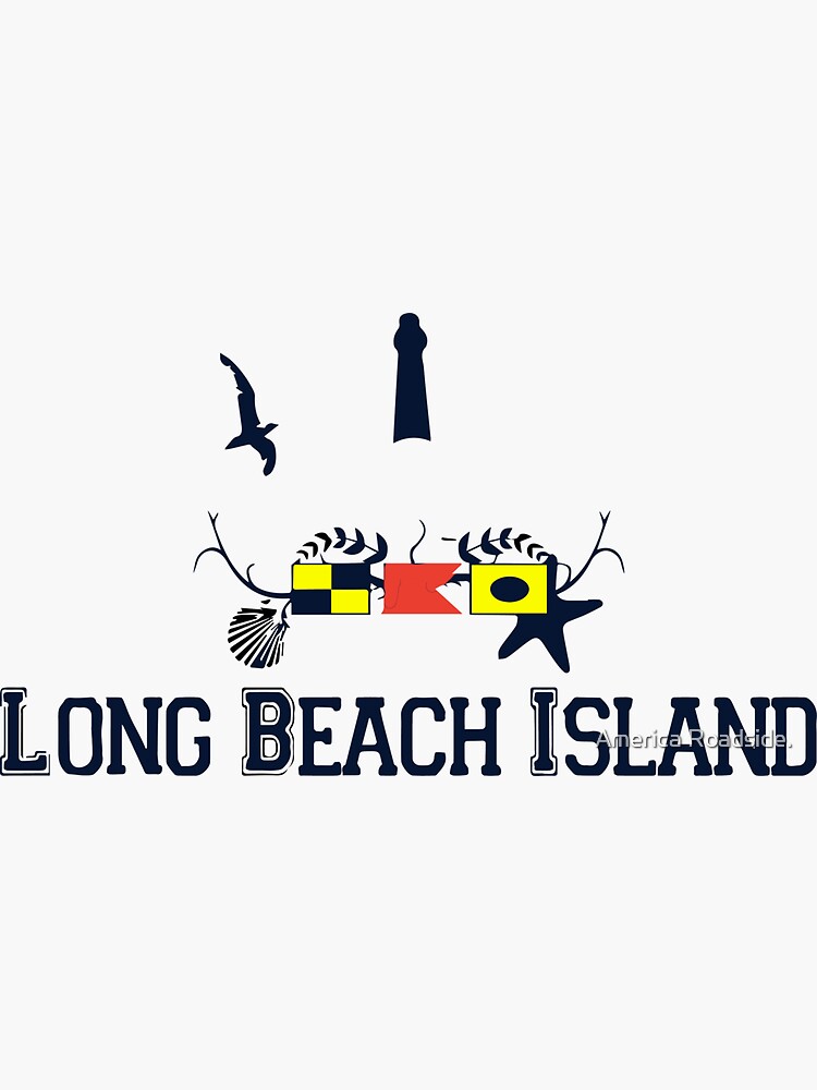 "LBI - Long Beach Island NJ." Sticker by ishore1 | Redbubble