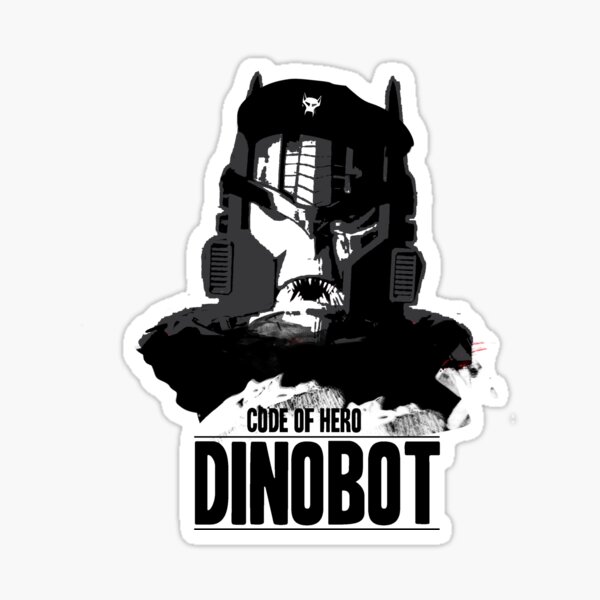 "Dinobot - Code Of Hero" Sticker for Sale by FrogusIV | Redbubble