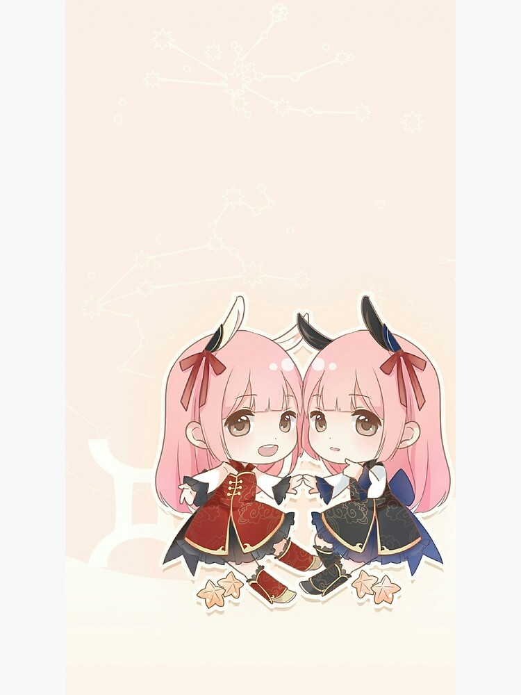 "Gemini - Anime Star Sign" Poster for Sale by Ellenaia | Redbubble