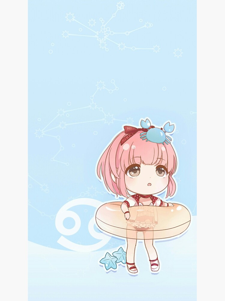 "Cancer - Anime Star Sign" Stickers by Ellenaia | Redbubble