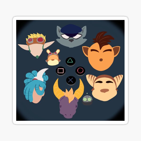 "Sony Mascots" Sticker for Sale by SurrealistDream | Redbubble