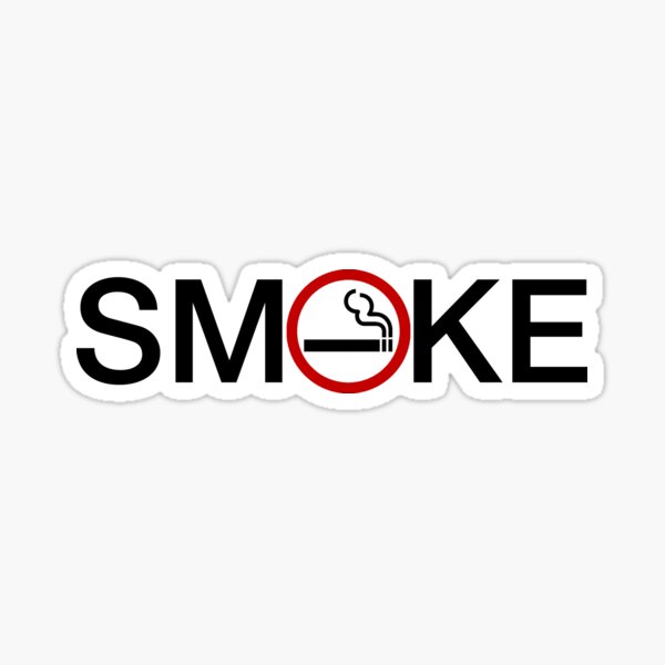 "Smoke" Sticker by de-con | Redbubble