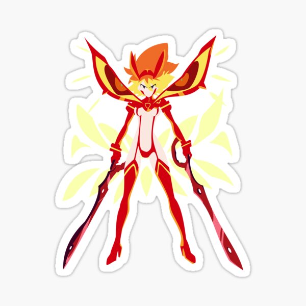 "Senketsu Kisaragi" Sticker by Carlosthellama | Redbubble