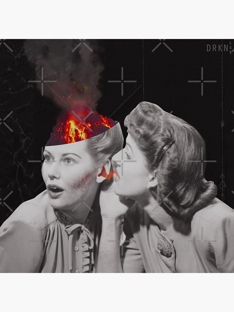 "Mind Blown" Sticker by Leyzeeart | Redbubble