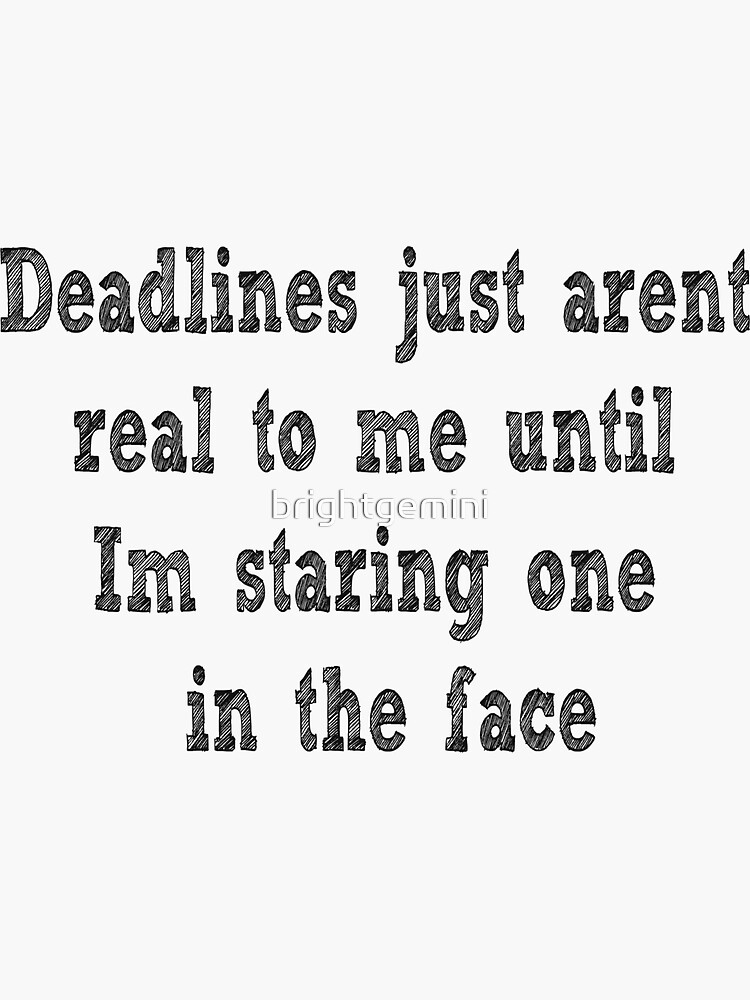 "Dead Lines" Sticker for Sale by brightgemini | Redbubble