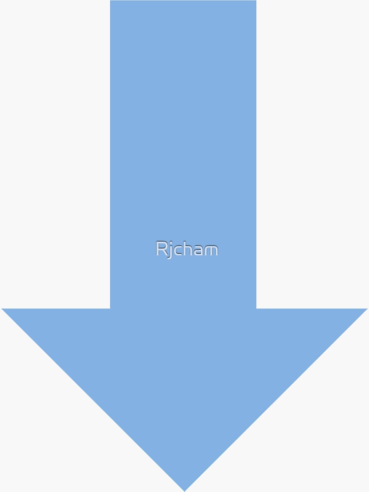 "Avatar Arrow Blue" Sticker for Sale by Rjcham | Redbubble