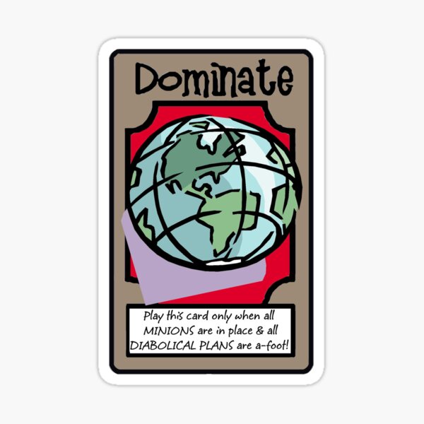 World Domination Stickers | Redbubble