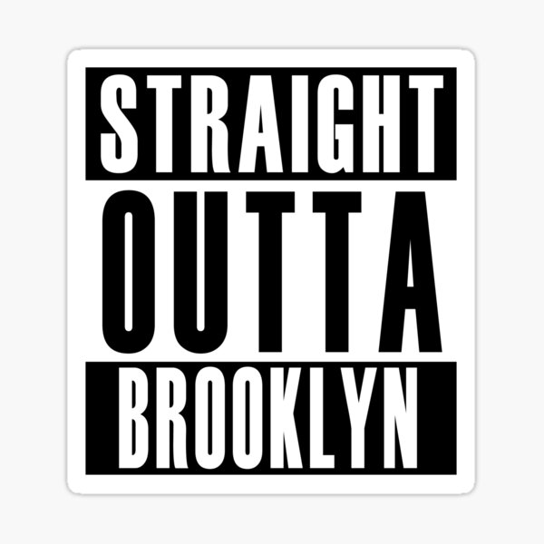 Straight Outta New York Stickers | Redbubble