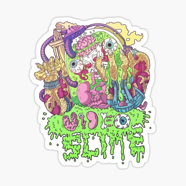 "Ooze Dude" Sticker by videoslime | Redbubble