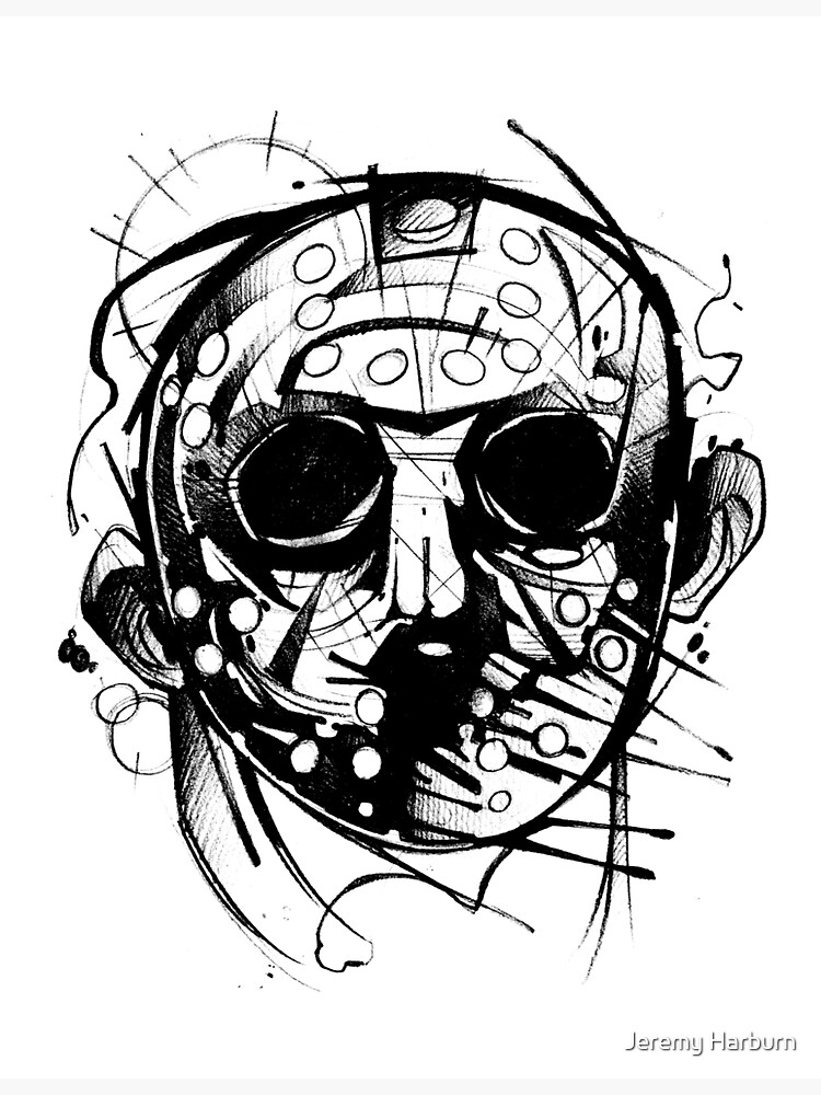 "Jason Doodle" Sticker for Sale by Jeremy Harburn | Redbubble