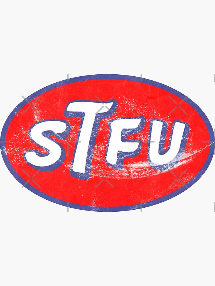"STP STFU Logo" Sticker for Sale by sher00 | Redbubble