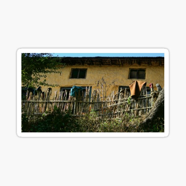 "Stick Fence" Sticker by V1mage | Redbubble