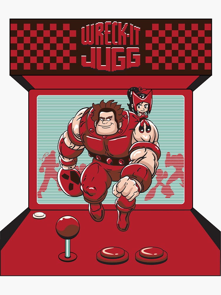 "Wreck-It Juggernaut" Sticker for Sale by Ninjae-Art | Redbubble