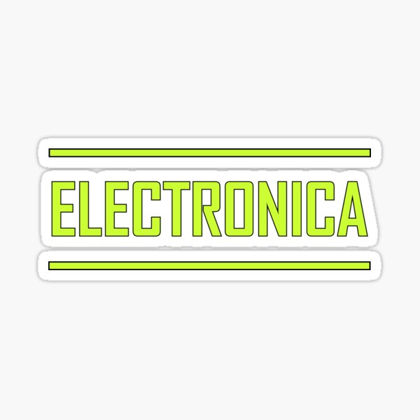 Electronica Stickers | Redbubble