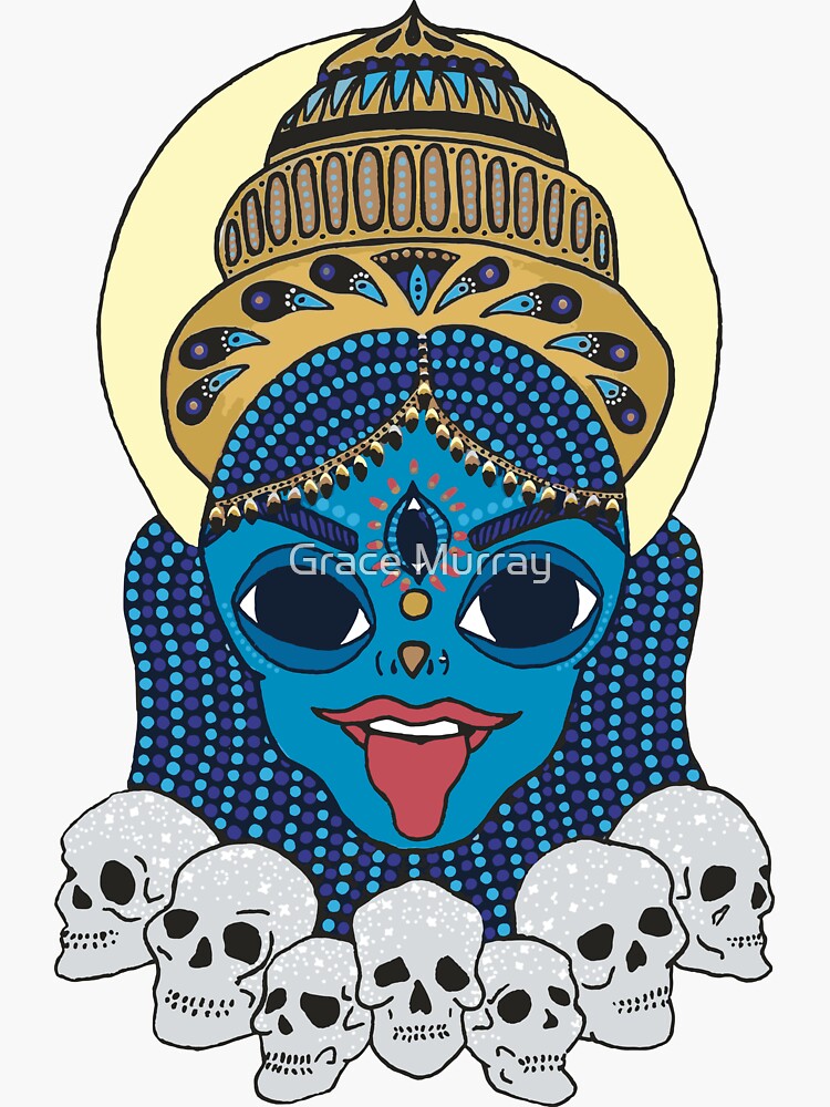 "Hindu Goddess Kali" Sticker for Sale by twolilpiggies | Redbubble