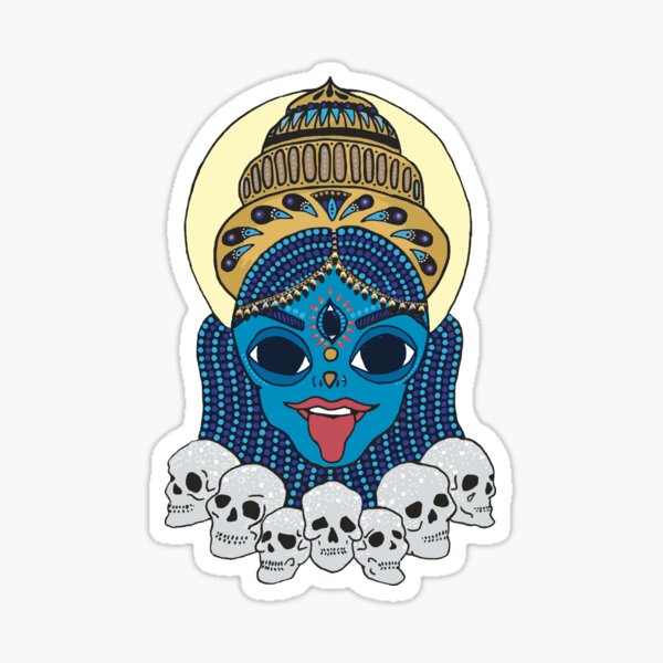 "Hindu Goddess Kali" Sticker for Sale by twolilpiggies | Redbubble