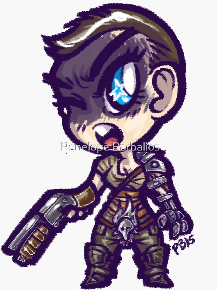 "Chibi Furi" Sticker for Sale by Poofette | Redbubble