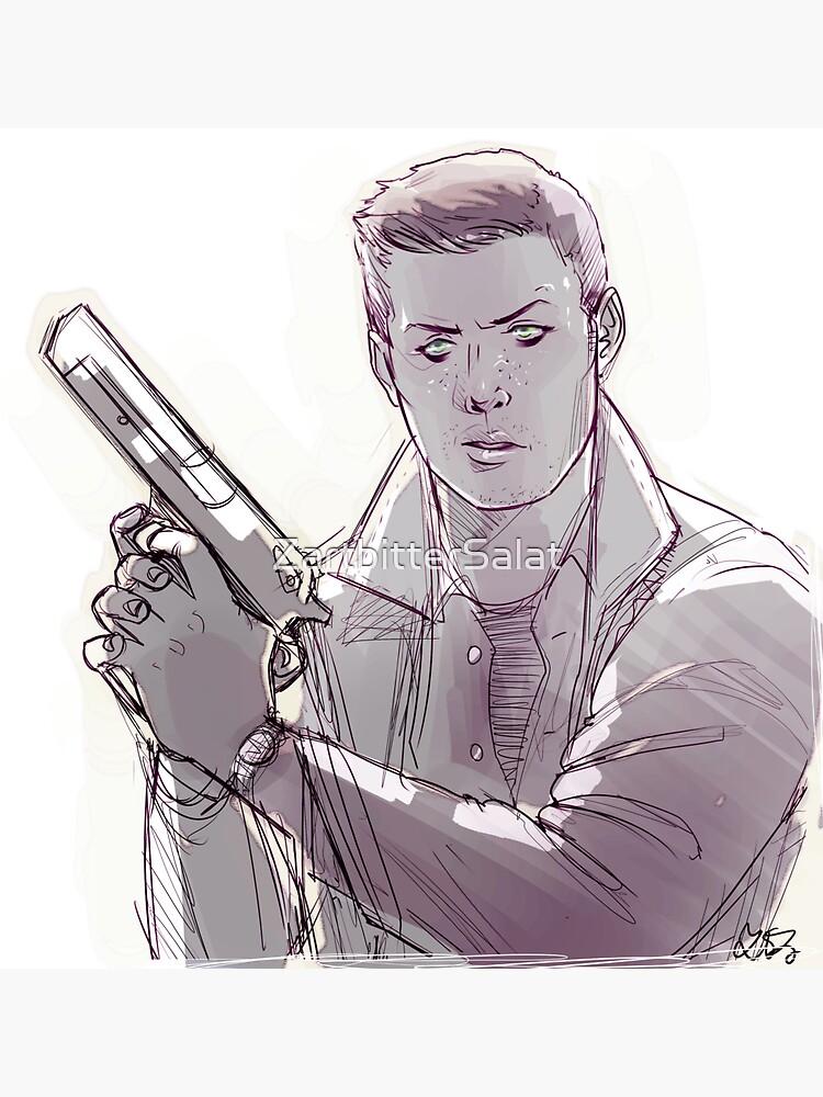 "Dean" Sticker by ZartbitterSalat | Redbubble