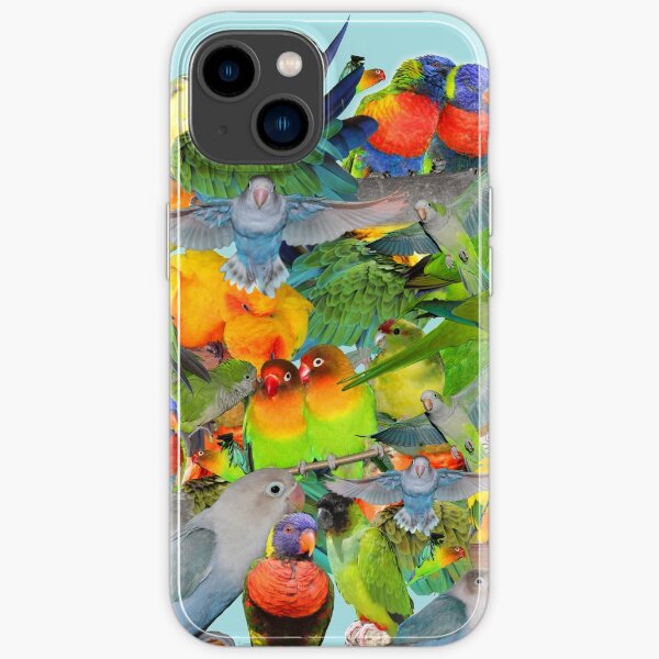 "Parrots, parrots, parrots" iPhone Case for Sale by Bwiselizzy | Redbubble