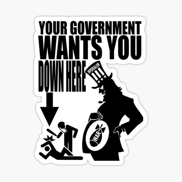 Anti Government Stickers | Redbubble