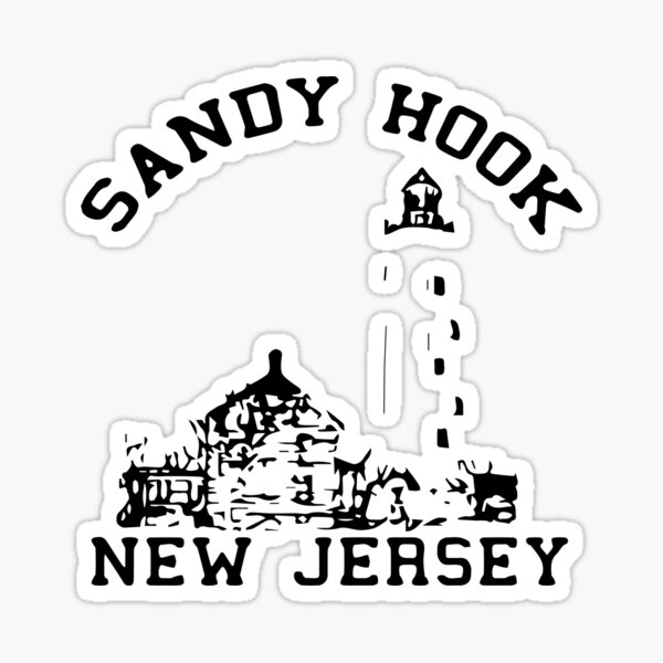 "Sandy Hook - New Jersey." Sticker for Sale by America Roadside ...