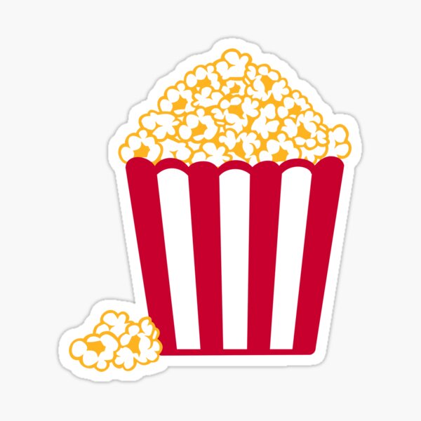 Popcorn Stickers | Redbubble