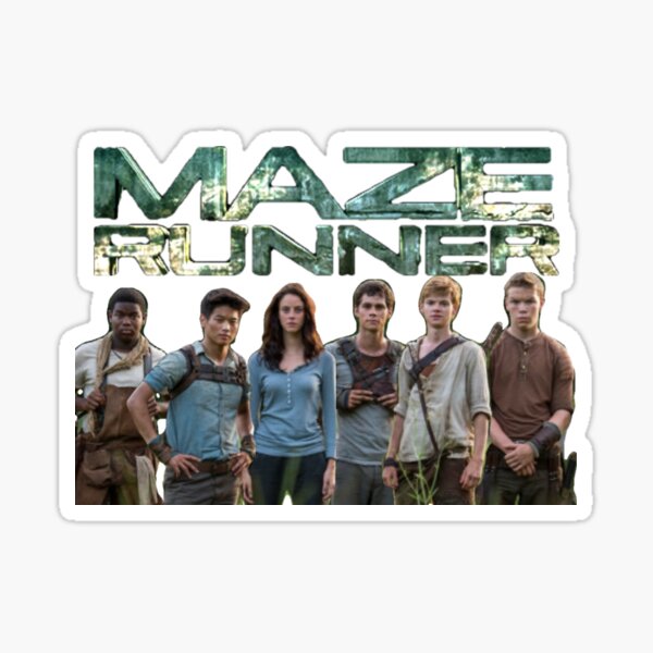 "Maze Runner " Sticker for Sale by puppylover1028 | Redbubble