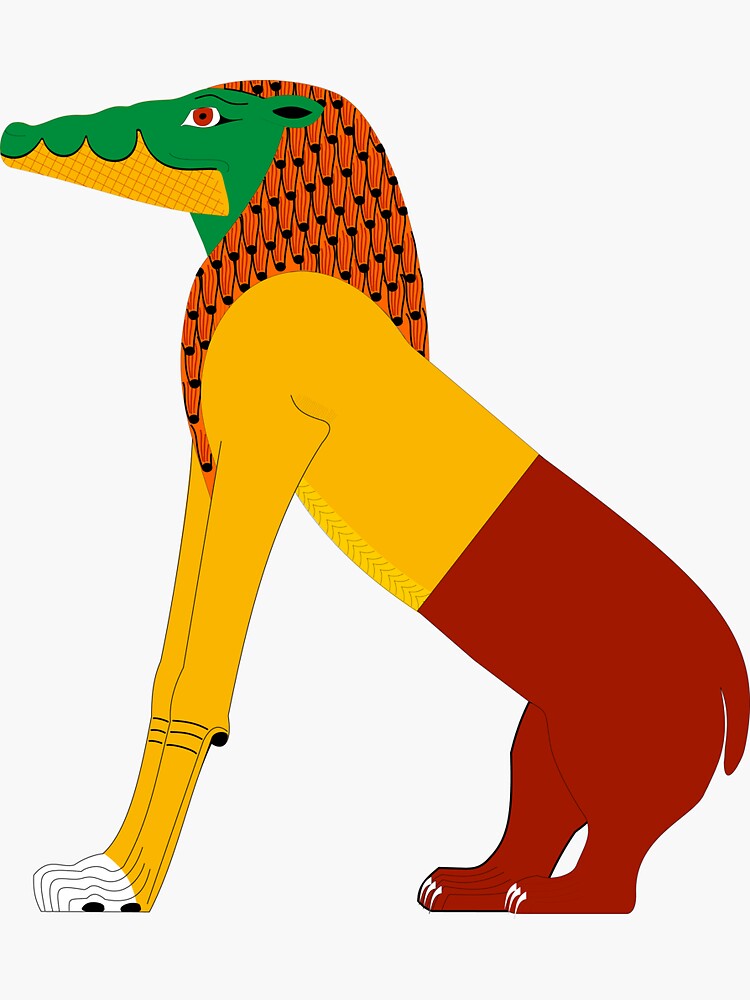 "Ammit | Egyptian Gods, Goddesses, and Deities" Sticker for Sale by ...