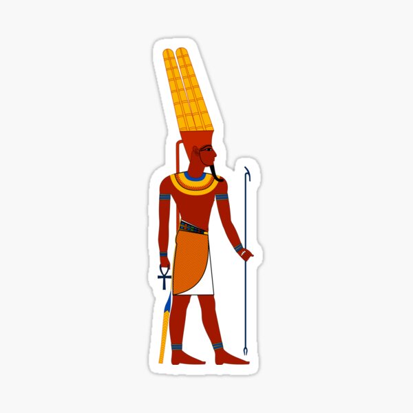 "Amun | Egyptian Gods, Goddesses, and Deities" Sticker for Sale by ...