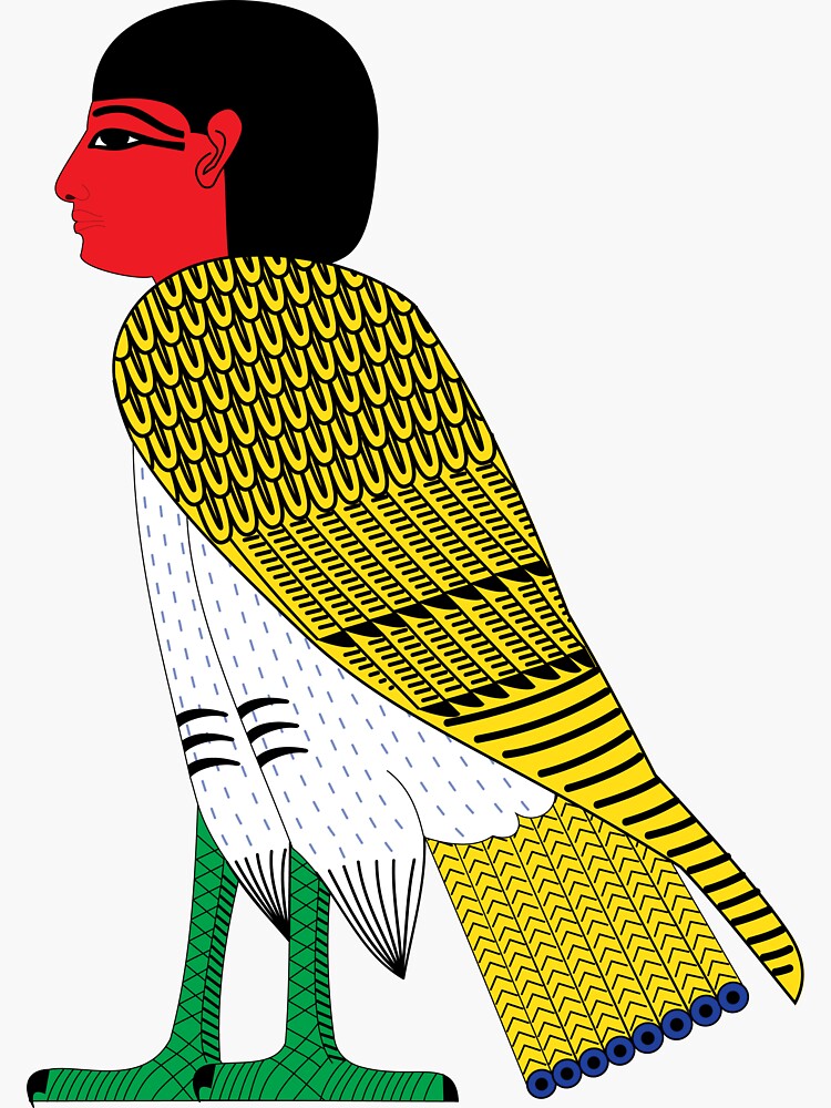 "Ba Bird [FRESH Colors] | Egyptian Gods, Goddesses, and Deities ...