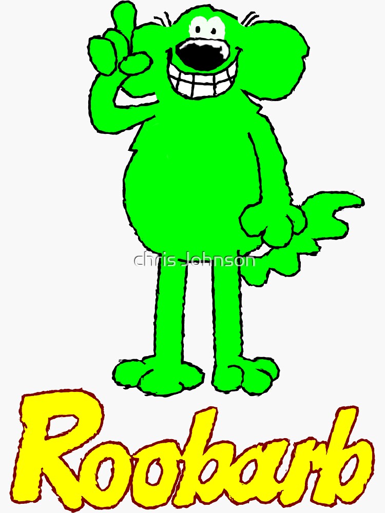 "Roobarb" Sticker for Sale by spaceman300 | Redbubble