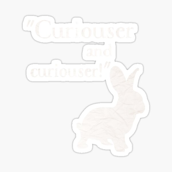 "Curiosity" Sticker for Sale by Britisaur | Redbubble