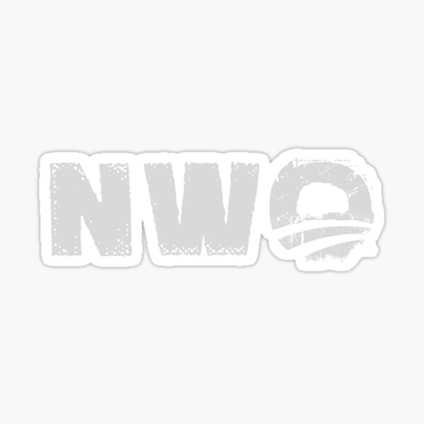 "NWO - New World Order parody " Sticker by ConservativeTs | Redbubble