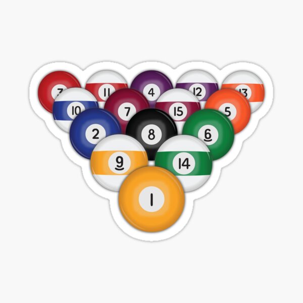 Sticker: Billiards | Redbubble