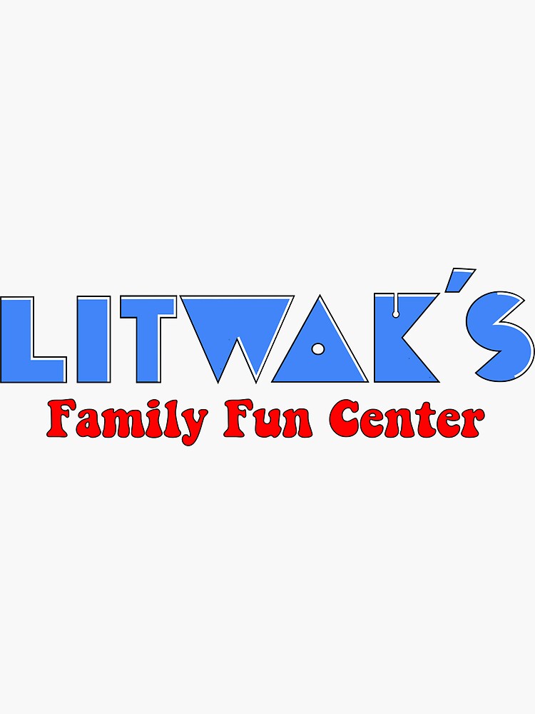 "Litwak's Arcade" Sticker for Sale by Jewleo | Redbubble