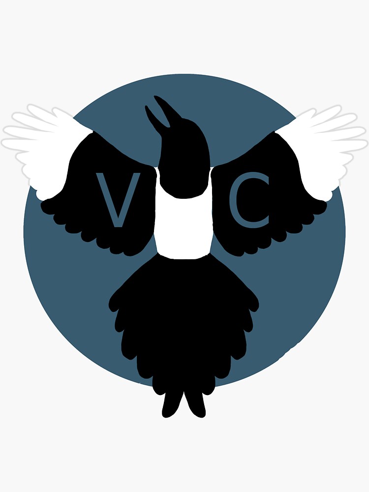"Magpie VC logo" Sticker for Sale by Wilko92 | Redbubble